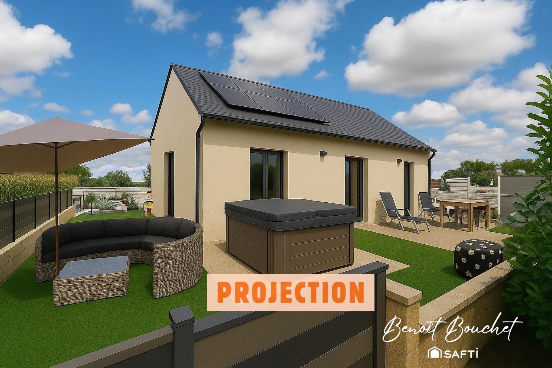 Vente de maison 5 pièces à Vaucelles 14400 : 104m², prix 324 900 €. Réf ...